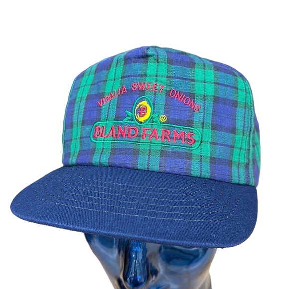 Bland Farms | Accessories | Vintage Rare Plaid Bland Farms Vidalia ...